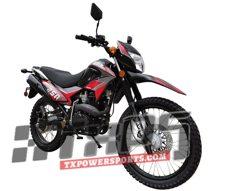 Buy New Vitacci Raven 250cc XL Dirt Bike, Air Cooling, 4-Stroke ...